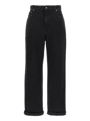 GOLDEN GOOSE Kim Cotton Denim Jeans - Black