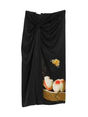 Dries Van Noten Suma Printed Long Skirt - Multicolor
