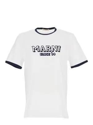 Marni Marni Men T-Shirt Logo Multicolor