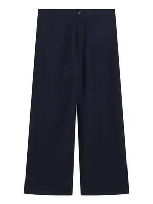 Acne Studios Acne Studios Navy Blue Satin Trousers Men Blue