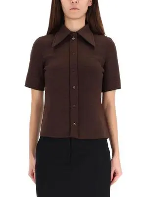 Gucci Half-sleeve Shirt - Brown
