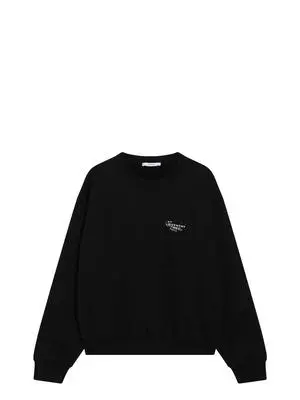 Givenchy Givenchy Black Brushed Cotton Sweatshirt With Logo Women Black