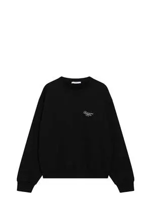 Givenchy Brushed Cotton Sweatshirt With Logo - Black