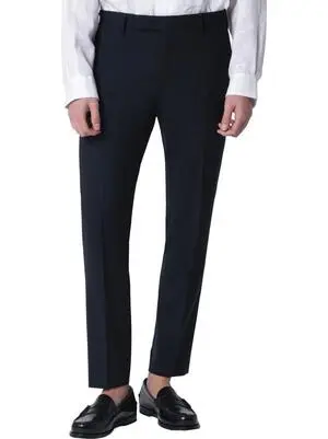 PT TORINO Wool-blend Tailored Trousers - Blue