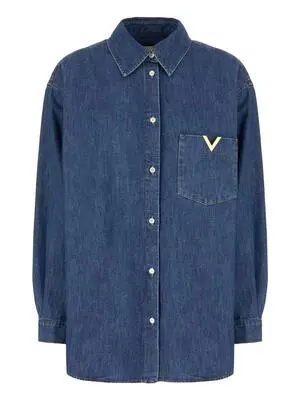 Valentino Garavani Denim Button-up Shirt - Multicolor