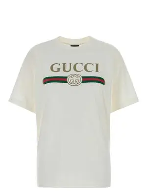 Gucci Cotton Blend T-shirt - White