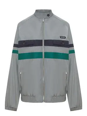 Miu Miu Tec Silk Blouson - Multicolor