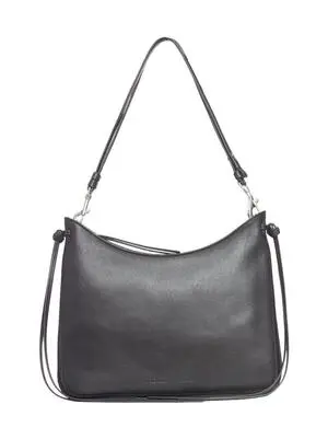 Phoebe Philo Leather Gig Shoulder Bag - Black