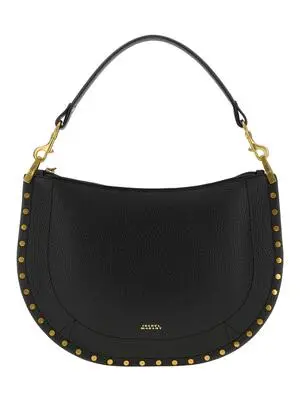Isabel Marant Étoile Leather Oskan Shoulder Bag - Black