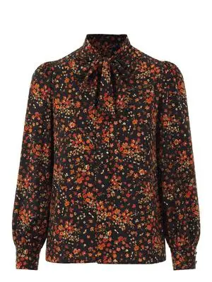 Gucci Printed Silk Shirt - Black