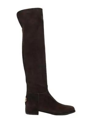 Dolce & Gabbana Suede High Boot - Brown