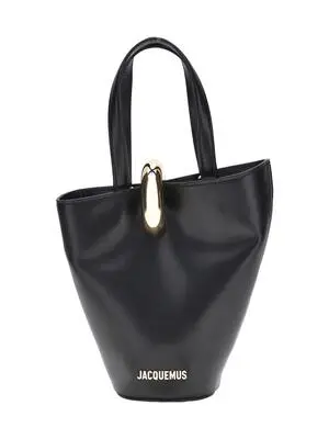Jacquemus Jacquemus Women La Bambola Small Bucket Bag Black