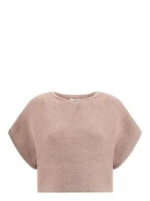 Alaïa Chunky Knit Sweater - Pink
