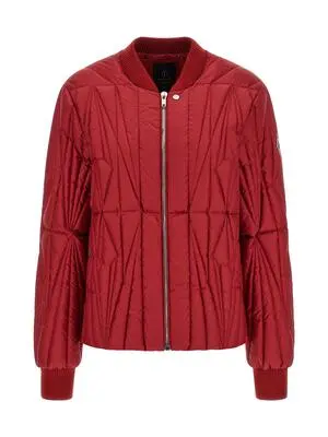 Rick Owens Moncler + 'geocamo Flight' Down Jacket - Red