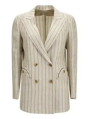 BLAZÉ MILANO BLAZÉ MILANO Serene Tea Blazer Cream