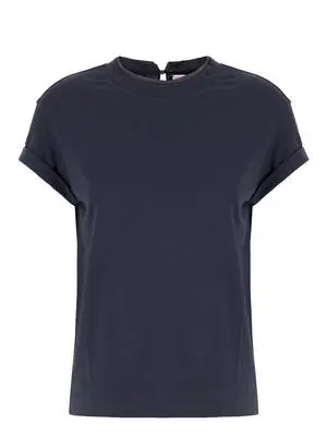 Brunello Cucinelli Embellished Crewneck T-shirt - Multicolor