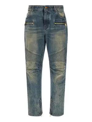 Balmain Biker Jeans - Blue