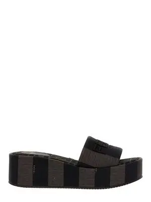 Fendi Sunshine Sandals - Brown