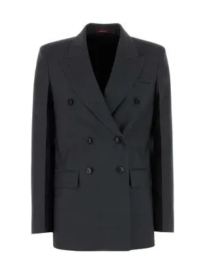 Gucci Graphite Wool Blazer - Gray