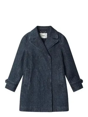 Fendi Dark Ff Denim Jacket - Blue
