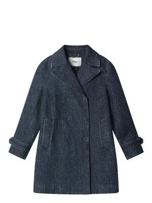 Fendi Quilted Ff Denim Jacket - Blue