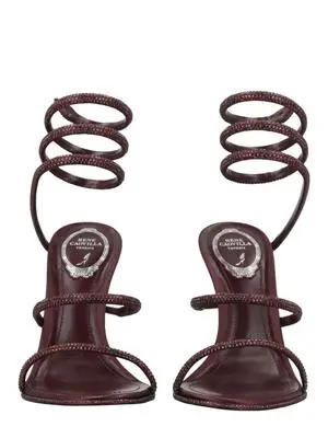 Rene Caovilla RENE CAOVILLA Cleo High Heel Sandals Brown