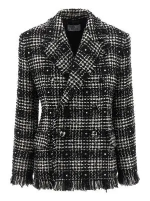 GIUSEPPE DI MORABITO Giuseppe Di Morabito Women Tweed And Rhinestone Blazer