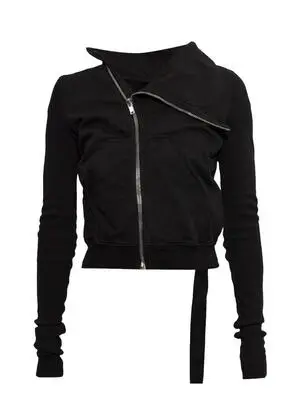 Rick Owens Cotton Zipped Sweatshirt - Multicolor