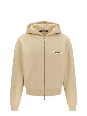 Jacquemus Le Hoodie Grip Gros Grain - Cream