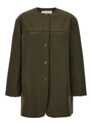 MAX MARA MAX MARA Recital Heavy Cotton Drill Midi Jacket