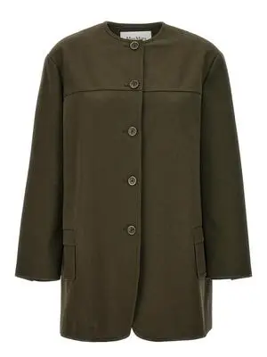 MAX MARA MAX MARA Cotton Drill Midi Jacket