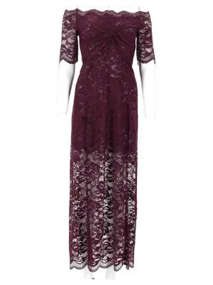Rabanne Layered Lace Midi Dress - Multicolor