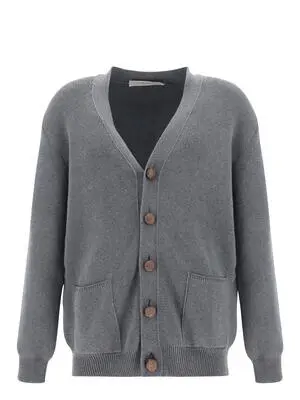 GOLDEN GOOSE V-neck Cardigan - Gray