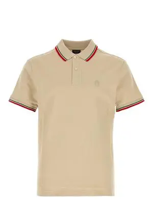Gucci Beige Stretch Piquet Polo Shirt - Brown