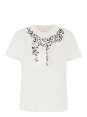 Givenchy Crystal Chain Print Short Sleeve T-shirt - Multicolor