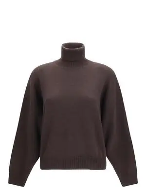 Brunello Cucinelli Cashmere Turtleneck Sweater - Brown