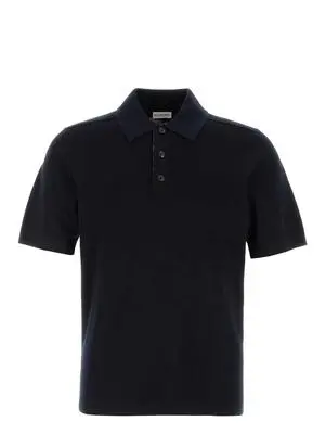 Burberry Midnight Wool Polo Shirt - Blue