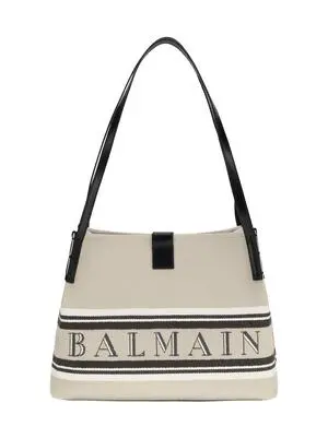 Balmain Canvas Shoulder Bag - Multicolor