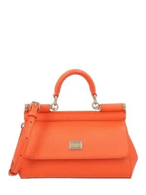 Dolce & Gabbana Sicily Mini Handbag - Orange