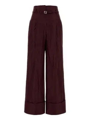 Fendi FENDI Palazzo Pants Red