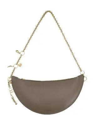 Chloé Leather Shoulder Bag - Gray