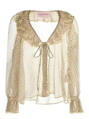 Valentino Garavani VALENTINO GARAVANI Printed Georgette Shirt Multicolor
