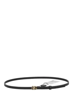 Dolce & Gabbana Cintura Con Logo - Black