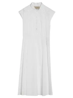 Valentino Garavani Cotton Poplin Midi Dress - White
