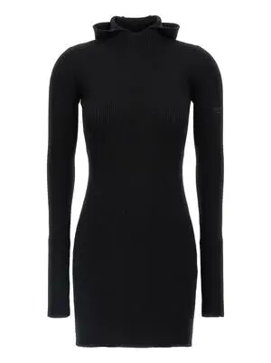 Fendi Hooded Dress - Black
