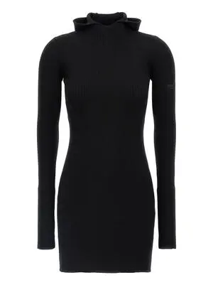 Fendi Hooded Dress - Black