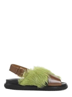 Marni Fussbett Sandals - Brown