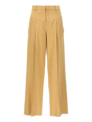 Isabel Marant Étoile ISABEL MARANT ÉTOILE Staya Hemp-Blend Pants Cream