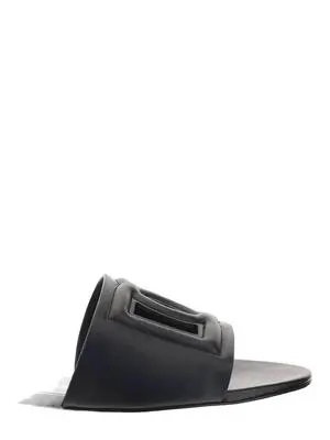 Dolce & Gabbana Dolce & Gabbana Millenials Leather Sandals Black