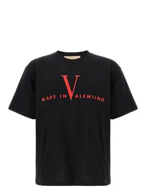 Valentino Garavani Valentino Garavani Men Valentino Garavani 'Made In Valentino' T-Shirt Black